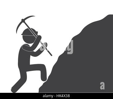 under construction related pictogram image vector illustration design ...