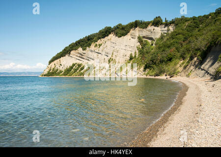 Strunjan cliff, Slovenia Stock Photo - Alamy