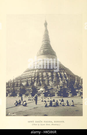 An illustration from 'Wanderings in Burma', showcasing the landscape ...