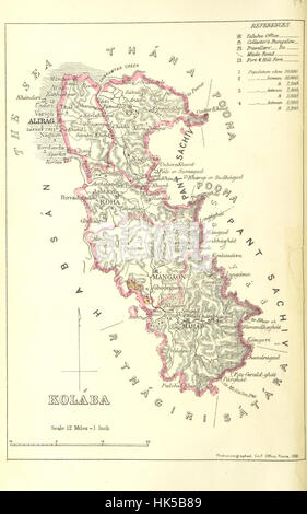 Map of Satara District in Maharashtra, India Stock Photo - Alamy