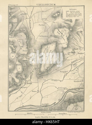 An illustration from 'César's Conquest of Gaul,' depicting Julius ...