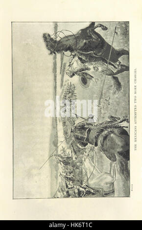 Illustration from 'With Crockett and Bowie' depicting scenes of the ...