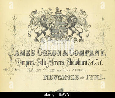 Illustration from 'A Hand-book to Newcastle-on-Tyne' showing a ...