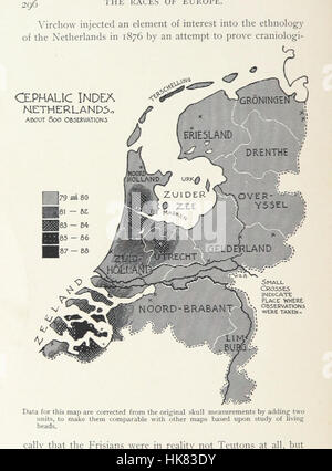 An illustration from 'The Races of Europe', depicting the diverse ...