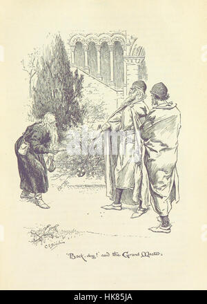 Illustration from 'Ivanhoe', showing scenes from Sir Walter Scott’s ...