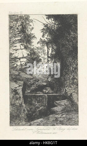 Illustration from 'Die Insel Rhodus', showing the history, geography ...