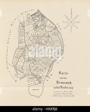 Historic map of Kiel, illustration, , Schleswig-Holstein, North Germany ...