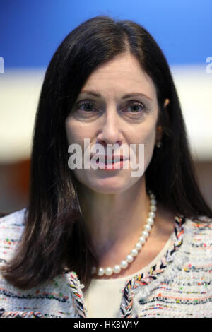 Microsoft UK CEO Cindy Rose with her OBE medal, awarded by Queen ...