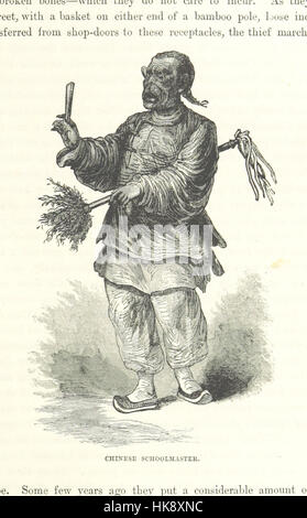 An illustration from 'The Races of Mankind,' depicting various human ...