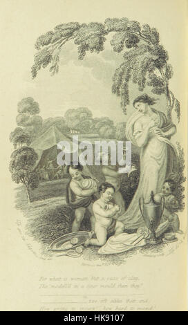 Illustration from 'The Dessert, a poem', by Hans Busk, featuring plates ...