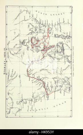 A map and illustrations from 'Through the Dark Continent', showing the ...