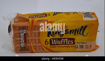 Kingsmill waffles, 6 pack Stock Photo - Alamy