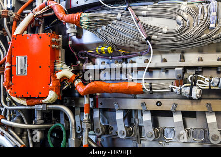 Indianapolis - Circa January 2017: Exterior of an F135 Jet Engine, Part ...