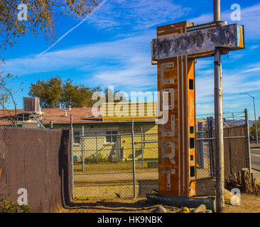 Abandoned Motel Sign Stock Photo - Alamy