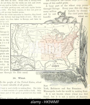 Illustration from 'Elements of Geography,' featuring a geographical ...