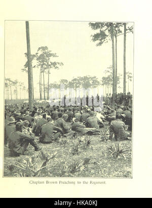 Photograph from 'The Rough Riders', illustrating the military history ...