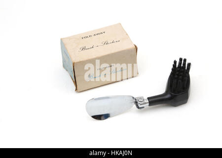 Fold-Away Brush-n-Shoehorn In The Shape Of A Golf Club With Box Stock ...