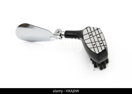 Fold-Away Brush-n-Shoehorn In The Shape Of A Golf Club With Box Stock ...