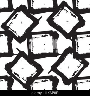 Abstract geometric spotty square seamless pattern. Modern repeating ...