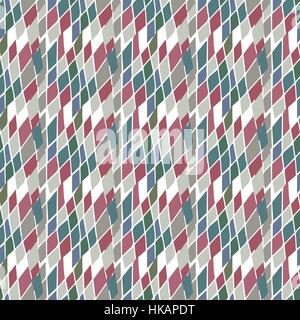 Abstract geometric rough spotty rhombus seamless pattern. Modern ...