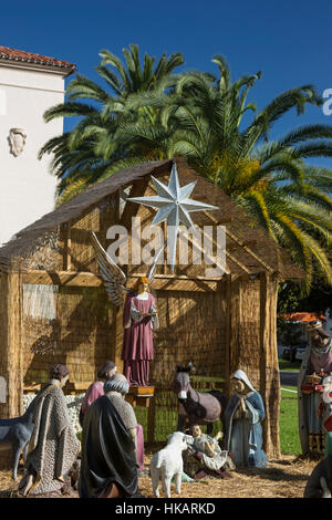 OUTDOOR LIFE SIZE CHRISTMAS NATIVITY SCENE CHURCH OF THE LITTLE FLOWER ...
