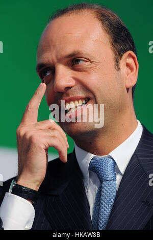Florence, Italy. 23rd Jan, 2010. Angelino Alfano, Italian Minister for ...