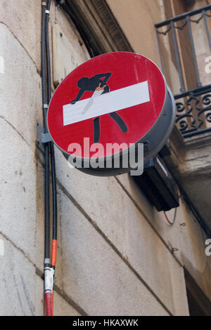No entry. Sign in different languages Stock Photo - Alamy