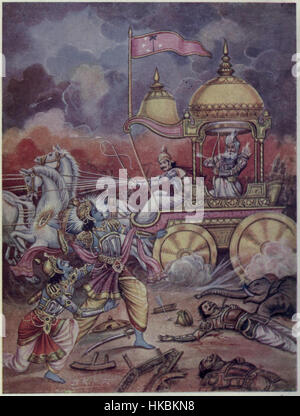 The Death of Krishna is a significant scene from the Mahabharata, an ...