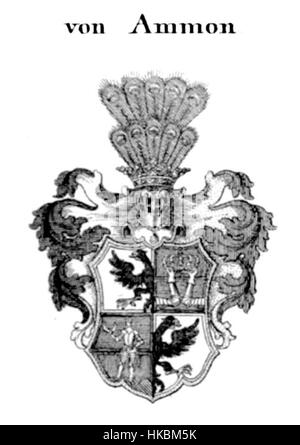 The 1742 coat of arms (CoA) of Ammon represents the heraldic traditions ...