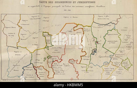 The 'Cartes des Seigneuries et Juridictions' maps from 1765-1785 ...