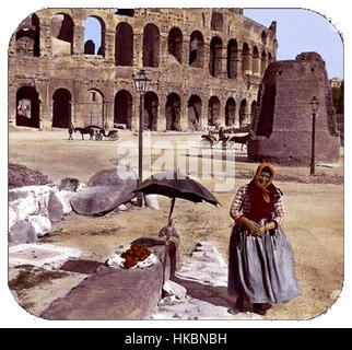 A historic photograph of Rome in 1900 captures the grandeur of the ...