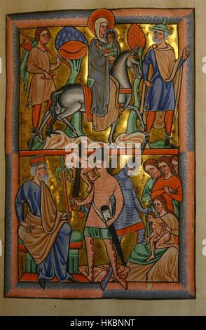 The Saint Louis Psalter, a 13th-century illuminated manuscript ...