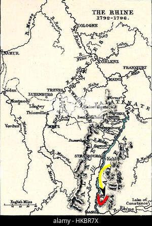 The map illustrates the strategic movements and key locations during ...
