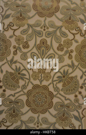 Display of wallpaper patterns typical of period around 1910. Some of ...