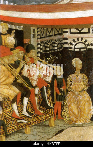 The Cassone Adimari, an exquisite Renaissance chest, is detailed in ...