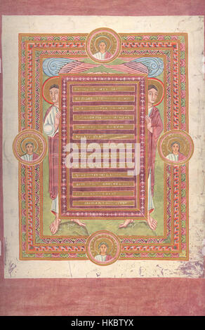 The *Codex aureus Epternacensis*, a medieval illuminated manuscript, is ...