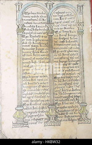 The 'Codex Eberhardi' is a medieval manuscript with intricate ...