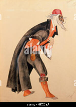 The 1922 painting 'Princess Turandot' by I. Nivinskiy illustrates the ...