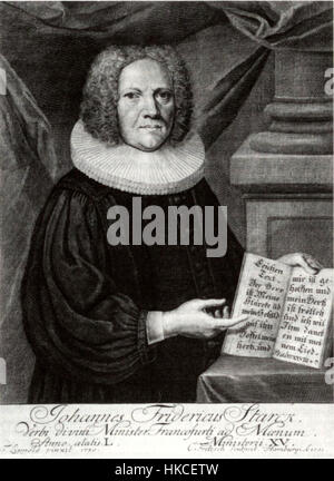 A portrait of Johann Friedrich Stark, a German philosopher and educator ...
