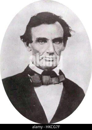This portrait of Abraham Lincoln, painted on glass, commemorates the ...