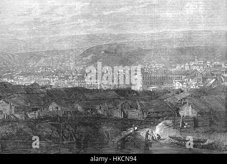 This 1874 illustration of Tiflis (modern-day Tbilisi, Georgia ...