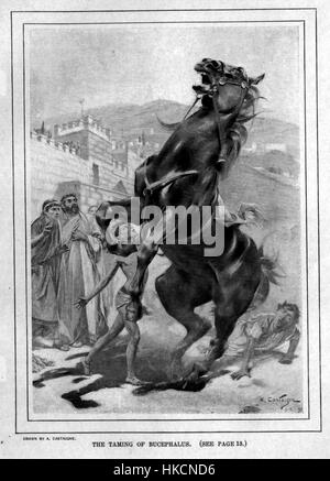 The artwork by Andre Castaigne, created between 1898-1899, depicts a ...