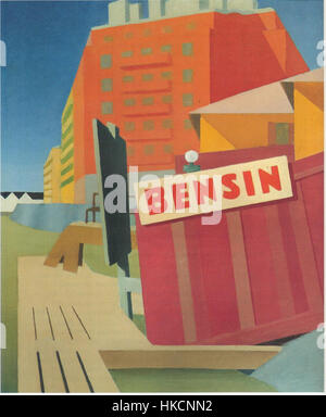 Torsten Jovinge’s work 'Kvarteret Bergsund' from 1931 portrays an urban ...