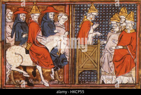 The painting of Godfrey of Bouillon, a key figure in the First Crusade ...