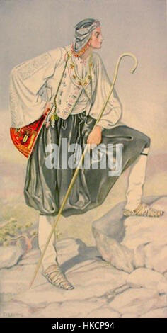 Vraka is a traditional Greek costume from the Aegean Islands, known for ...