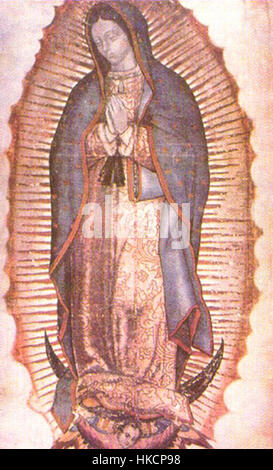 Virgen de Guadalupe 1531 Stock Photo - Alamy