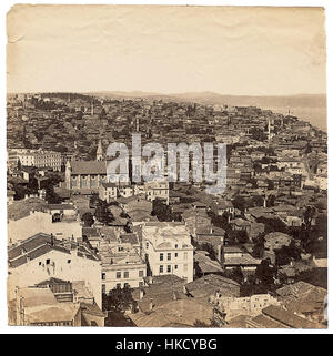 This historical painting portrays the city of Constantinople, a center ...