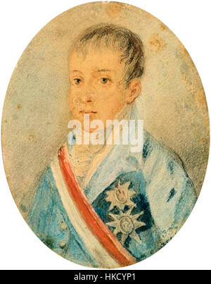 This oil painting of *Dom Pedro I*, from 1809, depicts the Brazilian ...