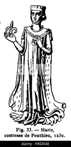 Marie, Countess of Ponthieu, was a noblewoman from medieval France ...