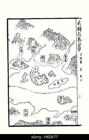 This historical map, known as the Mao Kun Map, offers a detailed ...